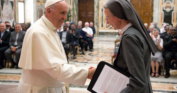 Pope names sister as first woman secretary of dicastery for religious ...